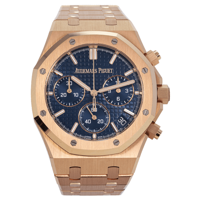 Audemars Piguet Royal Oak Chronograph 41mm 18kt Rose Gold ’50th ...