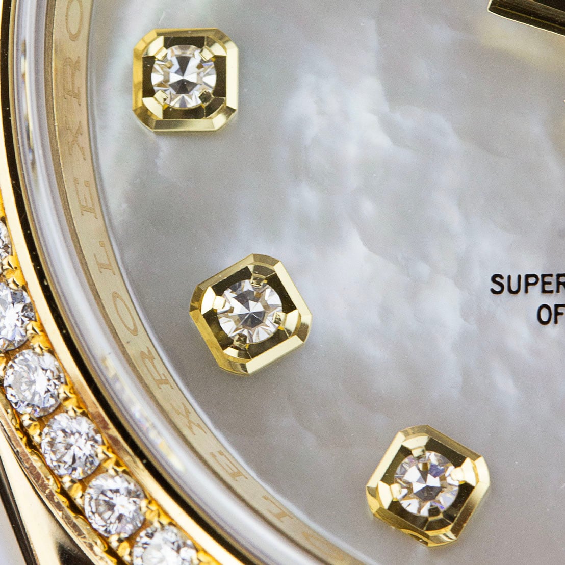 Rolex Oyster Perpetual Datejust 36mm “Mother Of Pearl” Factory Diamond ...