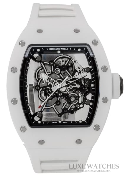 Richard Mille RM055 Bubba Watson TI White Edition | Luxe Watches