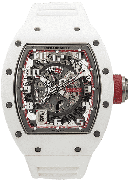 Richard Mille RM 030 White Ceramic "Japan Red" Edition | Luxe Watches