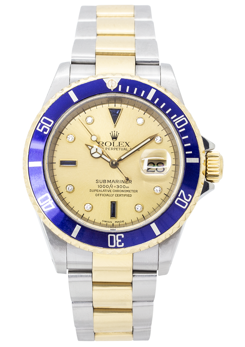 Rolex Oyster Perpetual Submariner Bi-metal 16613 | Luxe Watches